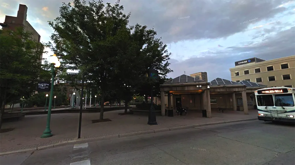 Charleston KRT City Center Station Bus Stop | Barons Bus