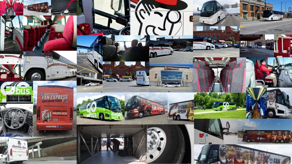 barons bus collage ride like royalty | Barons Bus